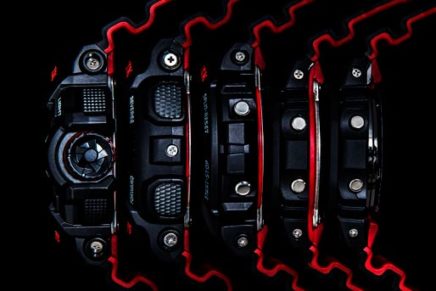Casio G-Shock Black & Red Layered - новые защищённые часы в чёрно ...