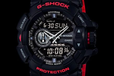 Casio G-Shock Black & Red Layered - новые защищённые часы в чёрно ...