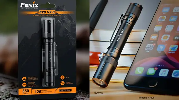 Fenix E20 V2.0 - новая версия популярного карманного фонаря
