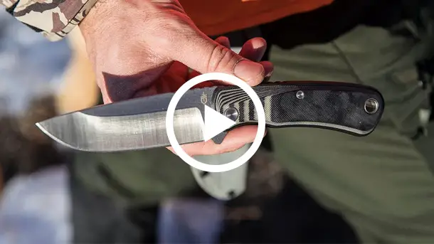 Видео: Презентация фиксированного ножа Gerber Downwind Drop-Point