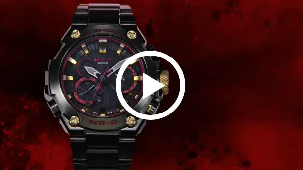 Видео: Премиальные наручные часы Casio MR-G MRG-B2000B-1A4 AKA-ZONAE