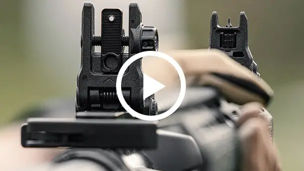 Видео: Поднимающиеся прицельные приспособления Magpul MBUS 3